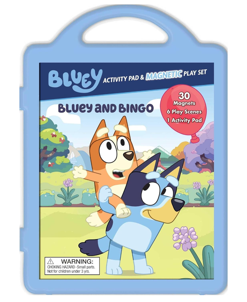 Bluey Activity Pad & Magnetic Play Set | White Rabbit Books & Gifts